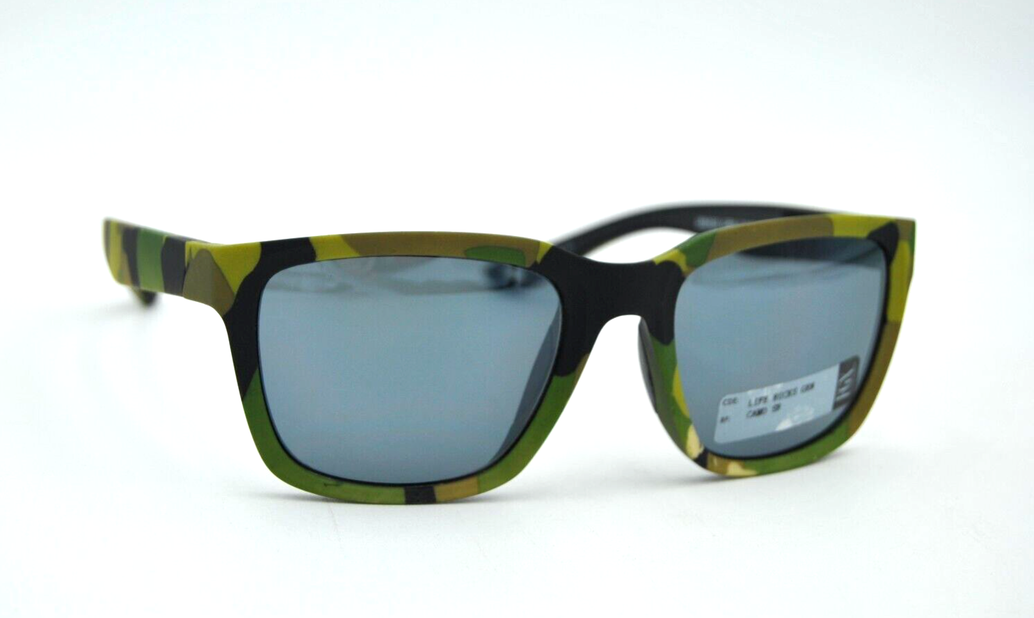 Foster Grant Sun Luv " Life rocks" Green Camo Mirror Lens Sunglasses ...