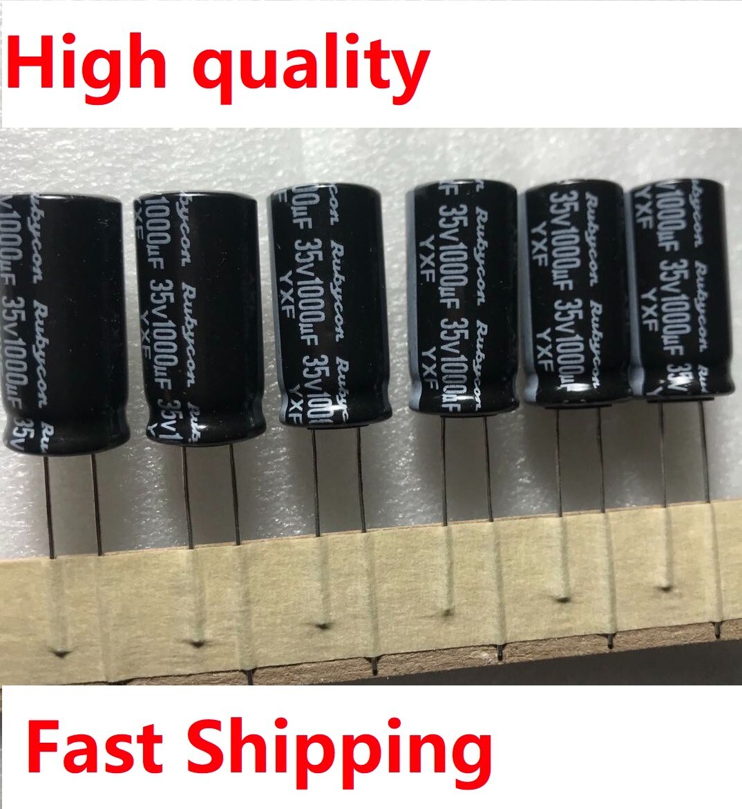 10x Rubycon 35v1000uf Radial Capacitor 1000uf 35v Japan /Replacing 25v 16v 10v | eBay