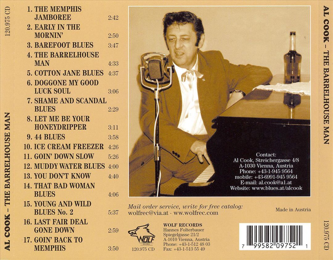 AL COOK BARRELHOUSE MAN NEW CD 799582097521| eBay