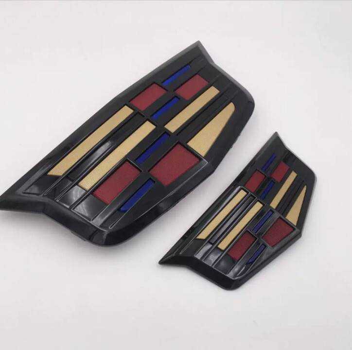 2Pcs Black Color Cadillac Logo Car Front&Rear Badge Emblem for XT6 XT5 ...