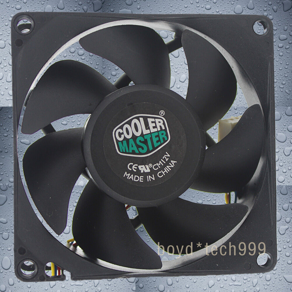 COOLER MASTER FA08025M12LPA 80mm 80x80x25mm DC12V 0.45A 8025 4pin ...