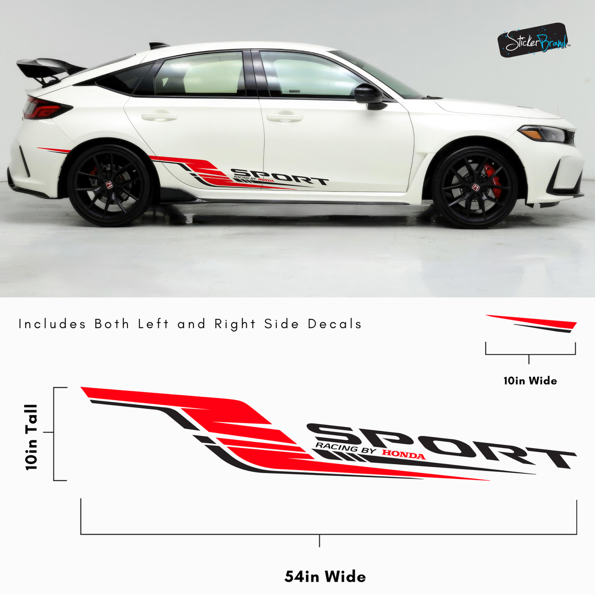 Honda Car Stickers Graphics Honda Graphic Kits – R&E Wraps And