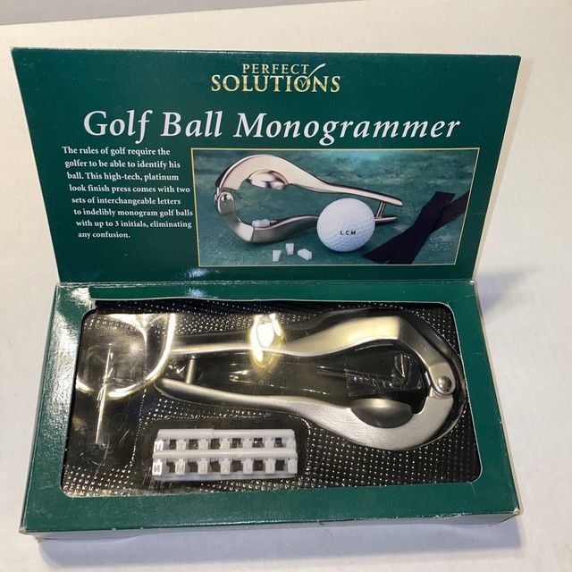 Solutions Golf Ball Monogrammer Kit - PS0145PM10ENB for sale online | eBay