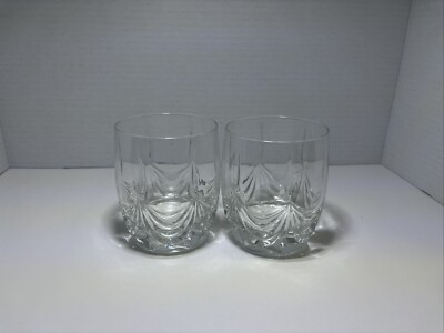 2 Cristal D'Arques-Durand Premier Ovation Rocks Glasses ~4"H Heavy ...
