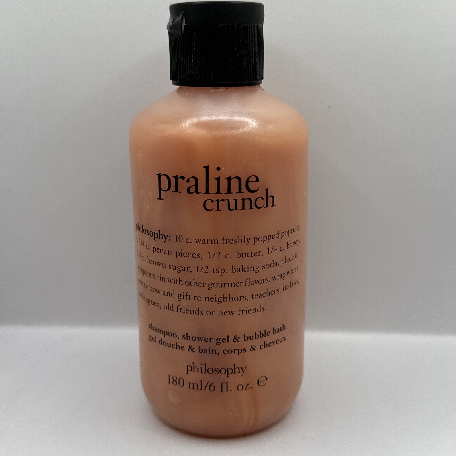 NEW SEALED Philosophy Praline Crunch Shampoo, Shower Gel, Bubble Bath 6 ...