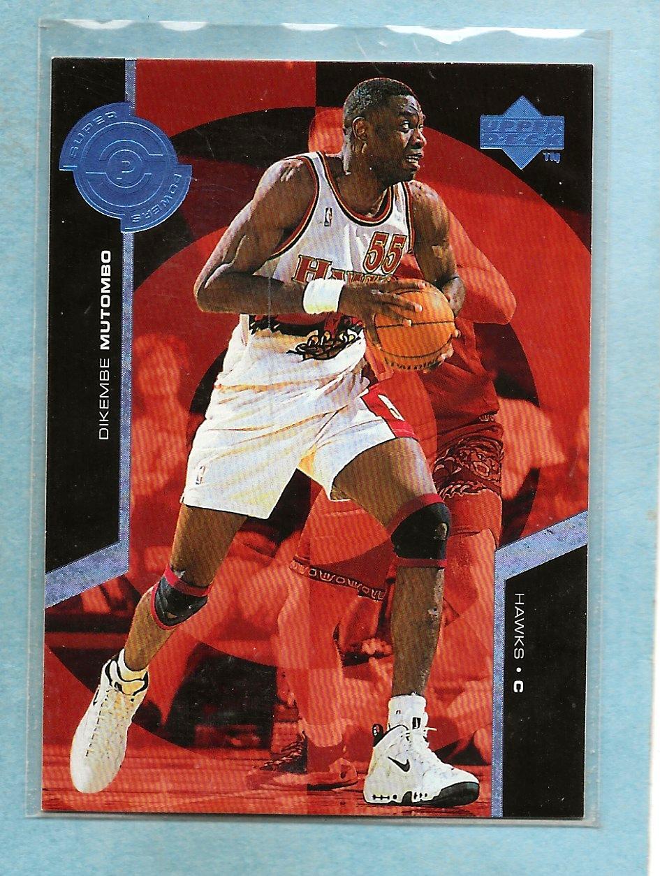 DIKEMBE MUTOMBO - 1998-99 Upper Deck "Super Powers" - #S1 - Hawks ...
