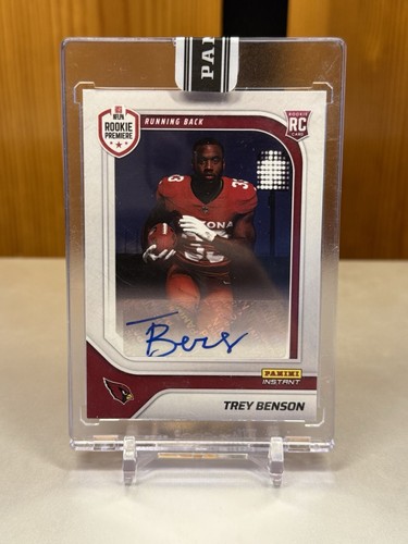 2024 Panini Instant NFL RPS First Look Autographs Trey Benson Rookie ...