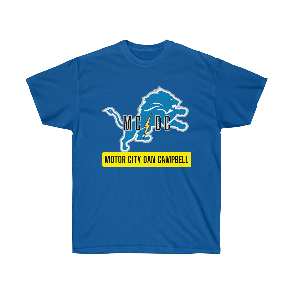 Detroit Lions Motor City Dan Campbell MCDC T Shirt | eBay