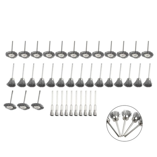 Heavy Duty Stainless Steel Wire Brush Set 45pcs for Electrical Contacts ...