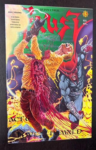 FAUST #6 (Rebel Studios Comics 1990) -- Tim Vigil Horror -- 1st Print ...