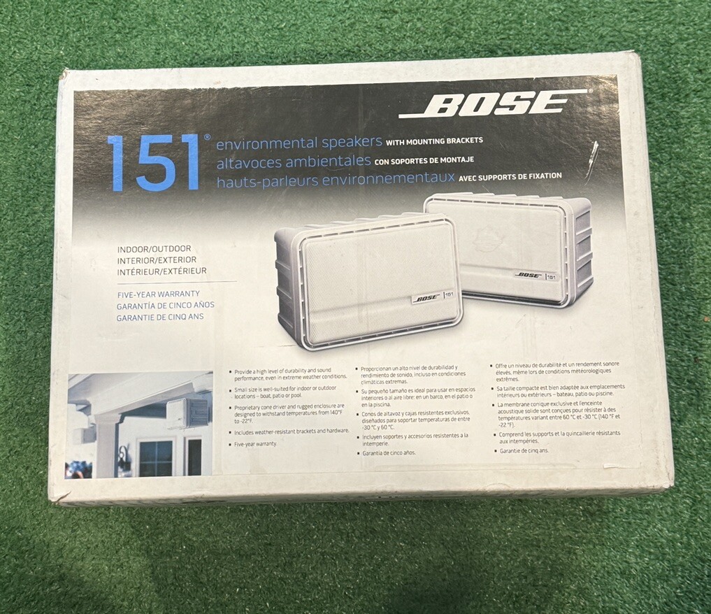 Bose 151 Environmental Indoor/Outdoor Pair of Speakers Brackets ...