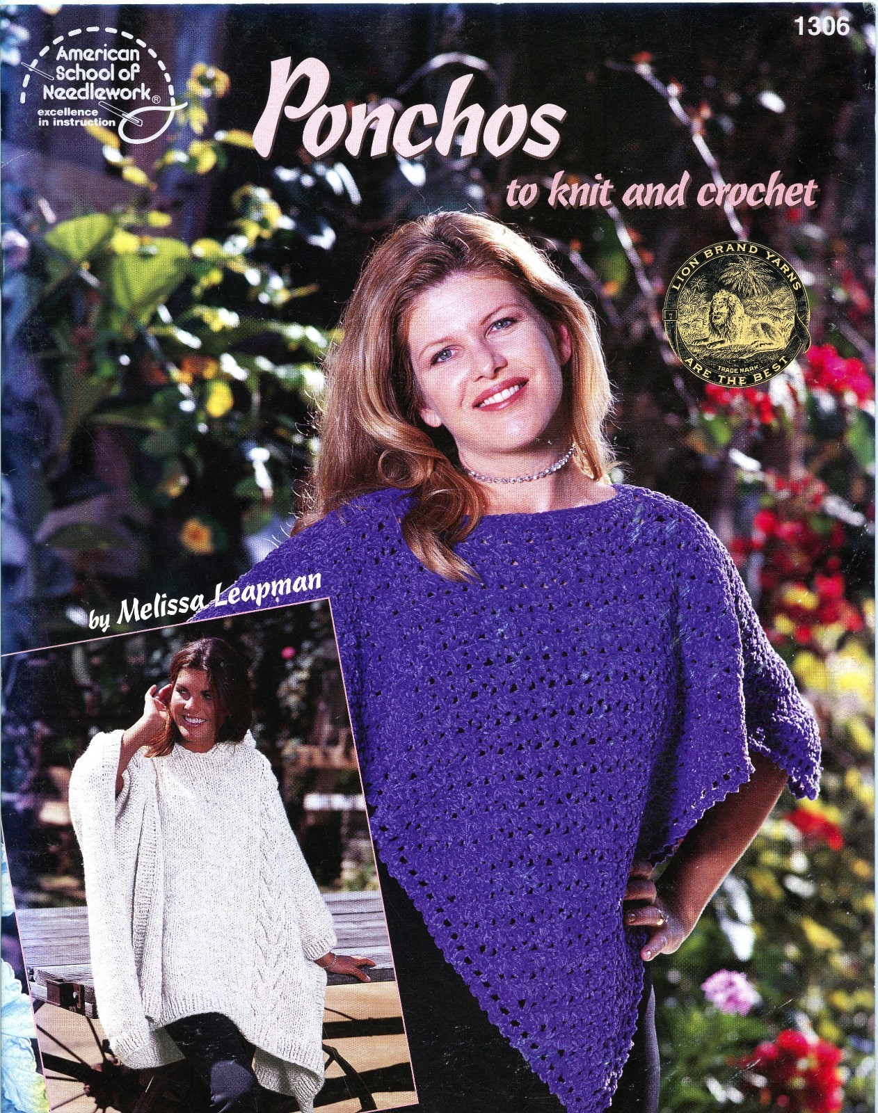 Ponchos to Knit & Crochet #1306 American School of Needlework Pattern ...