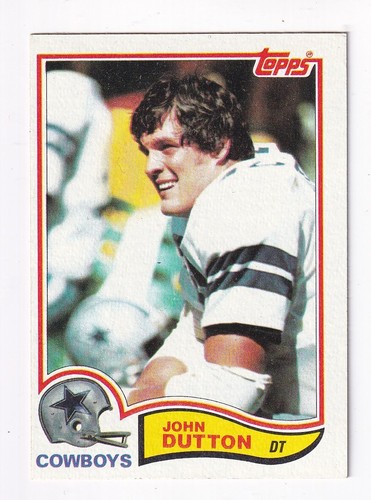 John Dutton 1982 Topps NFL Rookie Card #315 | eBay