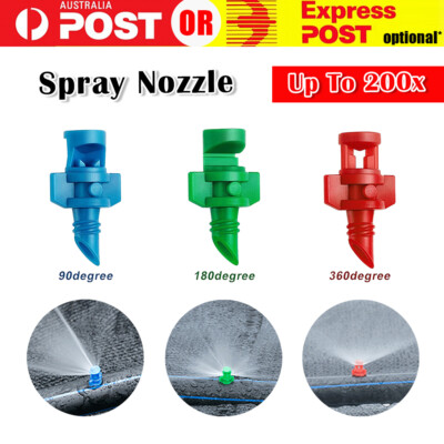 50PCS Micro Spray Jets 90-360° Watering Misting Nozzle Sprinkler ...