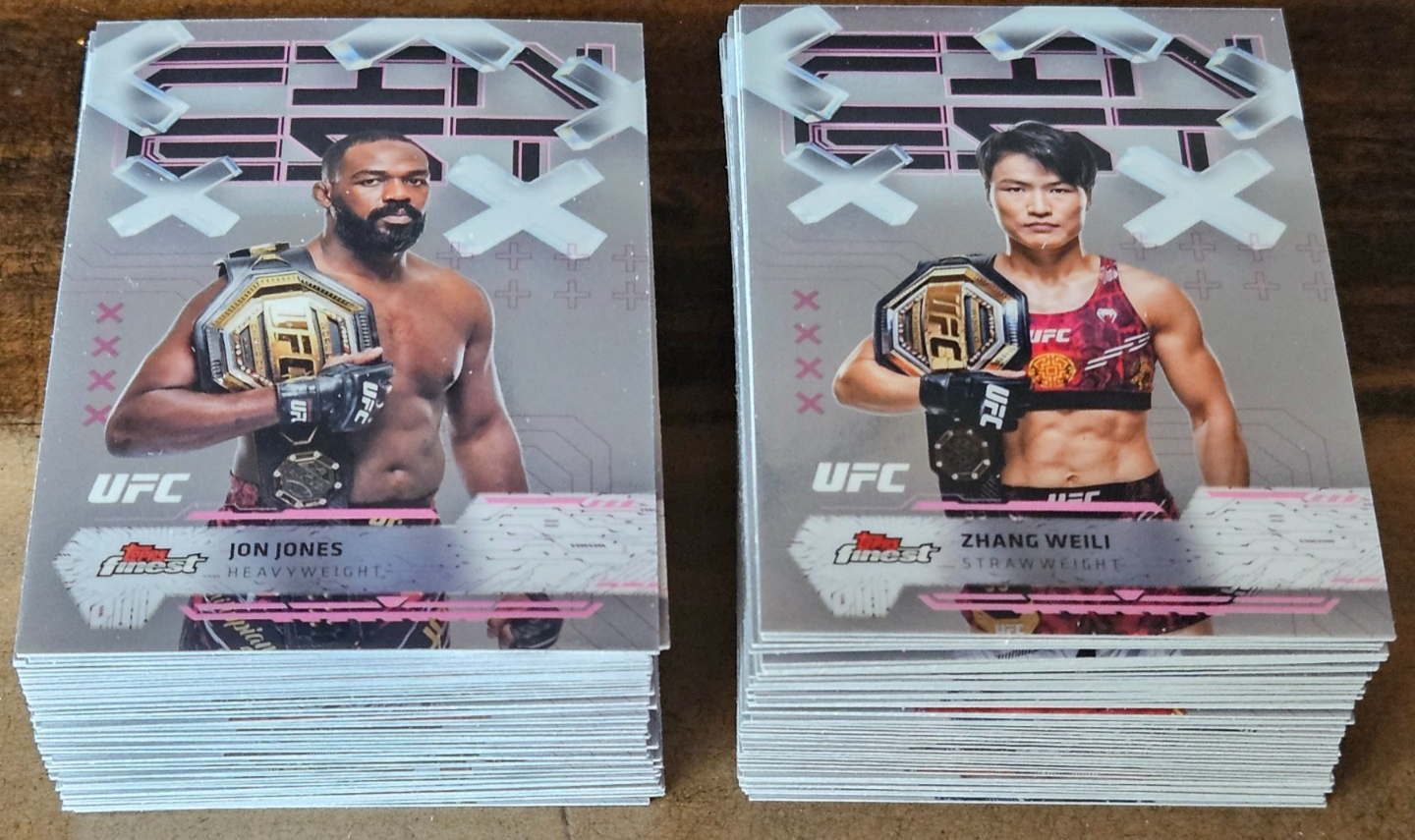 2025 Topps Finest UFC Complete 100 Card Common Set #1-#100 Ilia, Jones+ ...