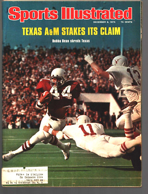 December 8, 1975 Bubba Bean Texas A&M Aggies Football Sports ...