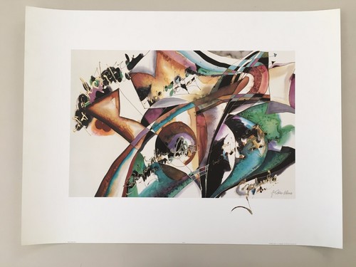 JUTTA RITTER SCHERER, AUTHENTIC 1980's ART PRINT WITH METAL IMPRINTS | eBay