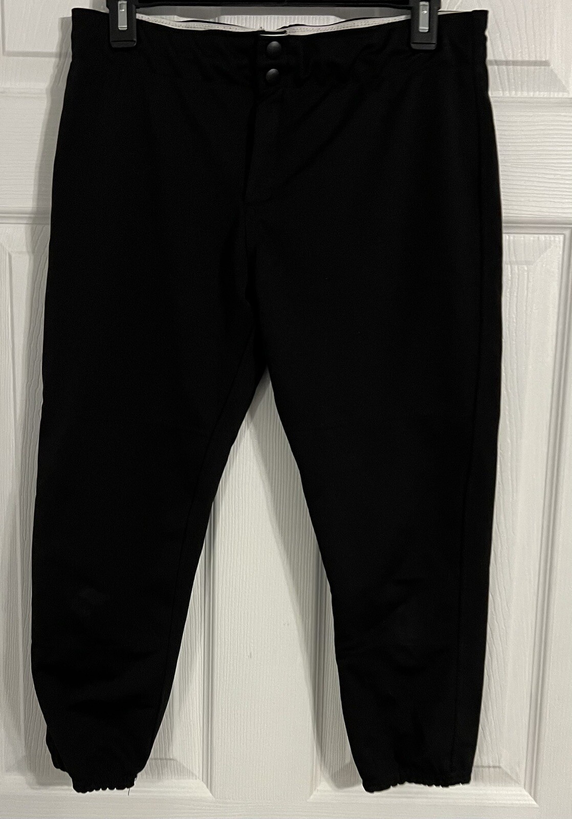 Pro Time sports Women’s Medium Black Softball Pants Elastic Bottoms ...