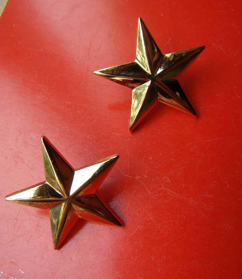 A PAIR OF WW2 PAIR OF US ARMY ONE STAR BRIGADIER GENERAL RANK INSIGNIA ...