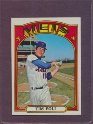 1972 Topps Tim Foli #707 New York Mets MINT DEAD CENTERED | eBay