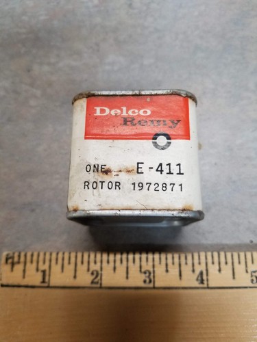 Lot of 2 NOS Delco Remy Distributor Rotor E-411 in Sealed Tin. Free ...