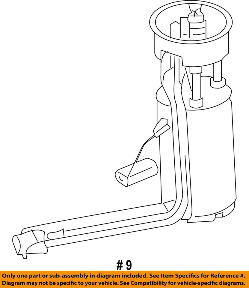 MERCEDES OEM 06-08 ML350 Fuel System Components-Fuel Pump Assy ...