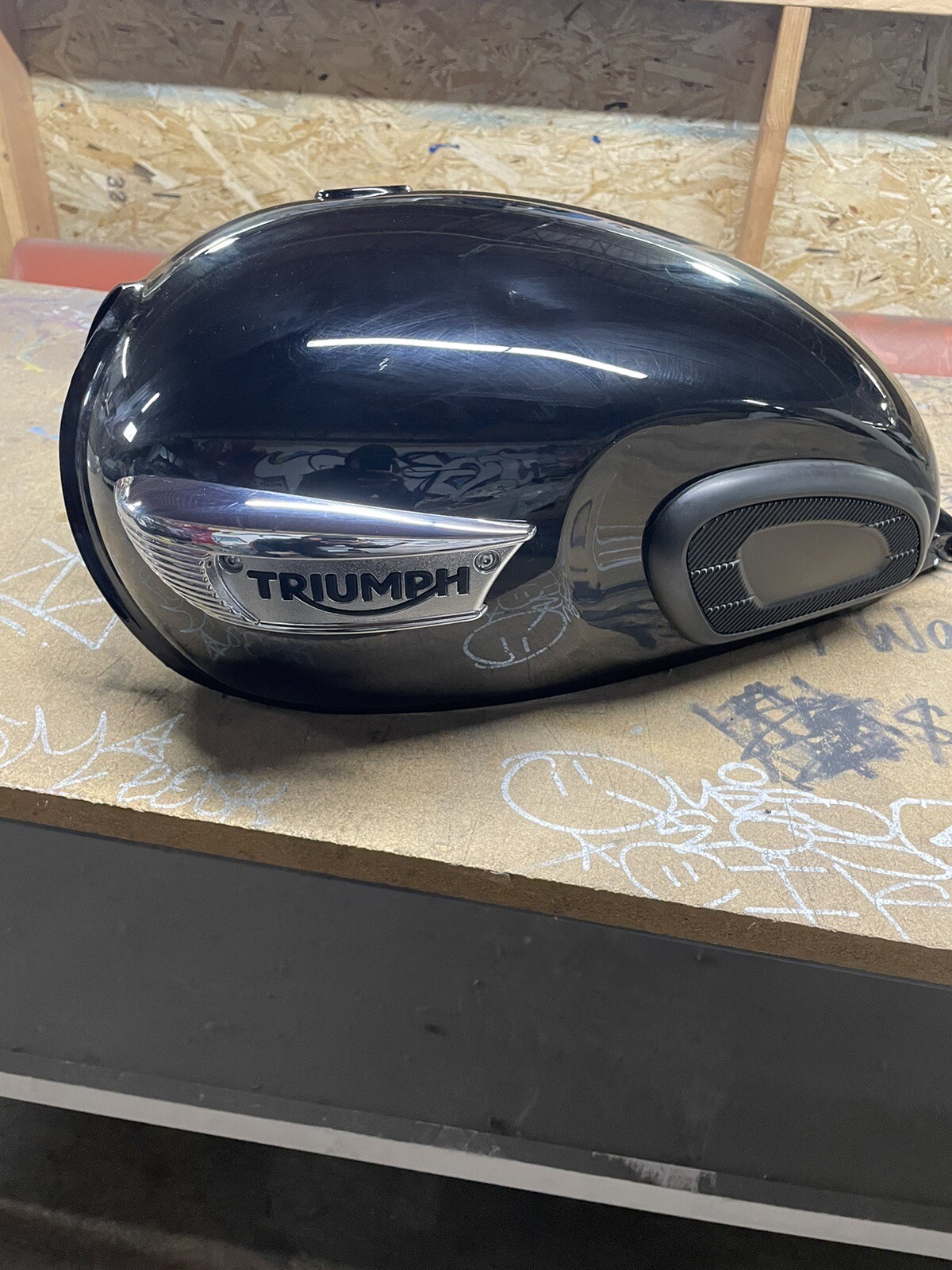 Triumph T100 Black Gas Tank | eBay