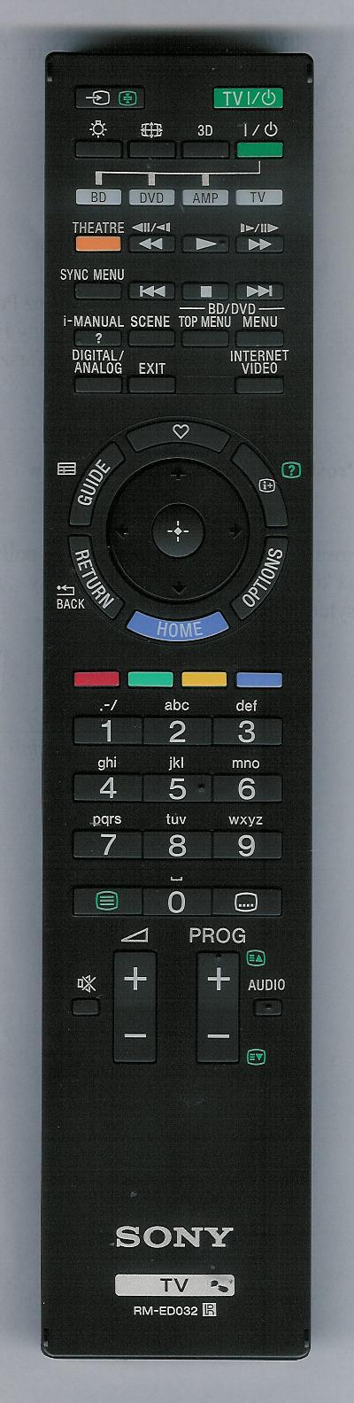Original Remote Control Sony Kdl-46hx905 Kdl52hx900 Kdl-52hx900 ...