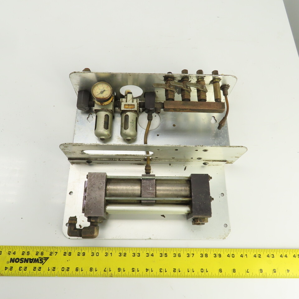 LSP Industries P-725 Pneumatic Air Booster Assembly W/FRL & Mount | eBay