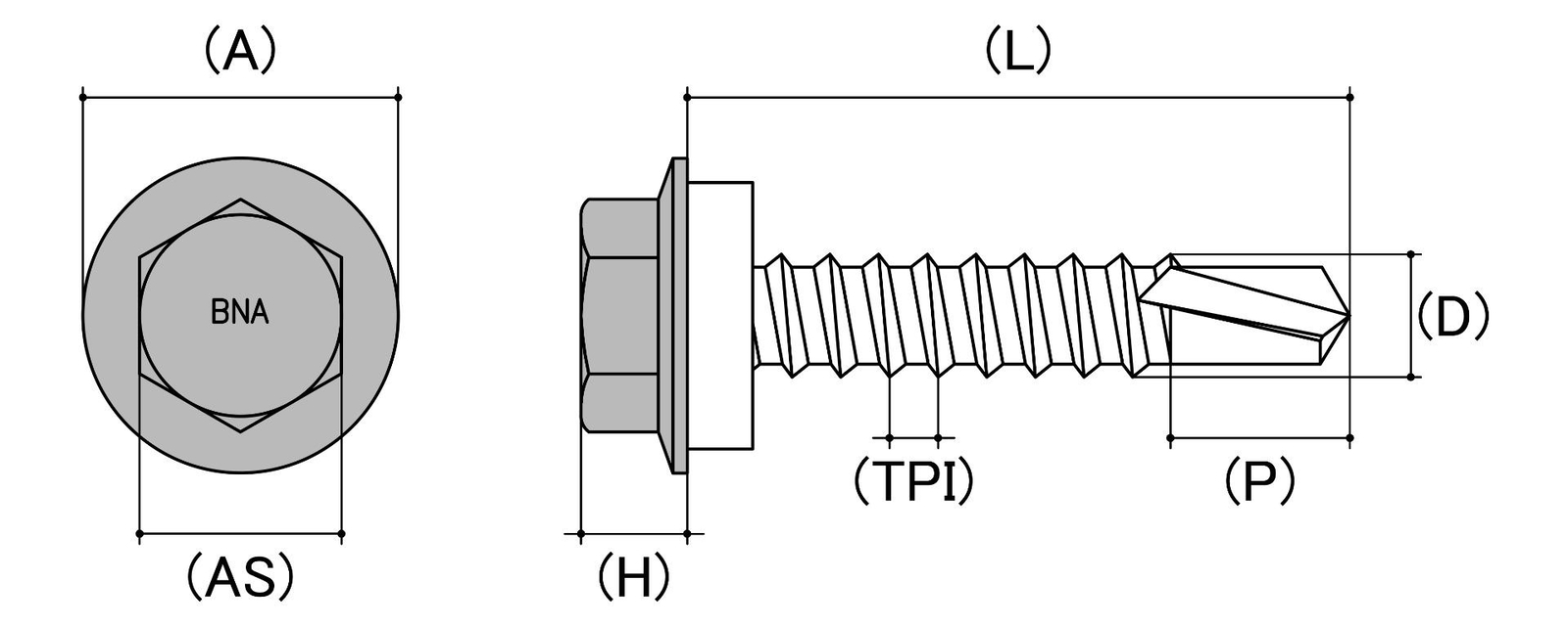Pack of 50 Night Sky 10g x 25mm NEO Hex Metal Self Drilling Cladding ...