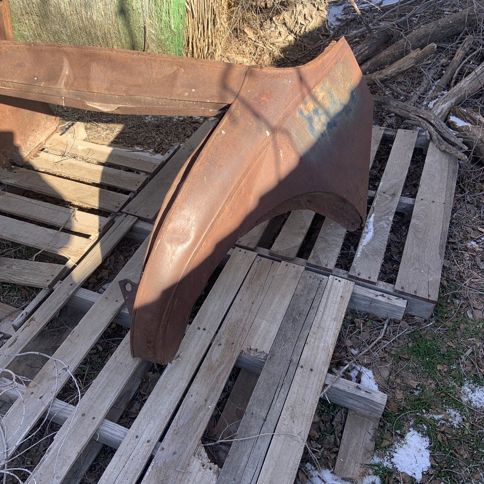 1928 1829 Ford Model A Coupe Back Half With Trunk Lid Drip Edge | eBay