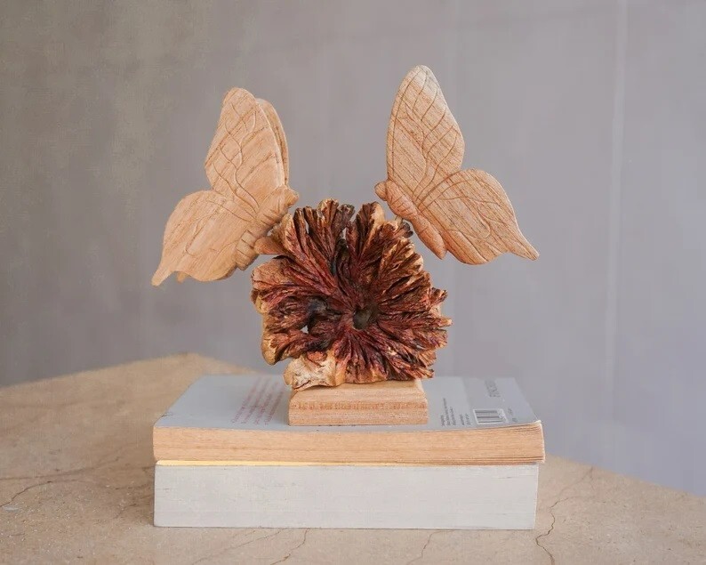 Butterfly Wood Carving