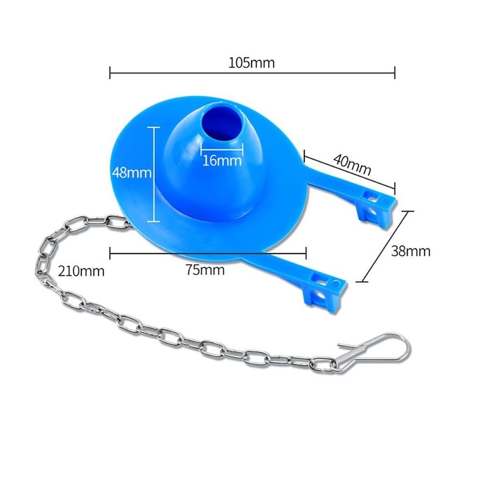 Rubber Stopper Flush Valve Flapper Rubber Plug Toilet Tank Stopper | eBay