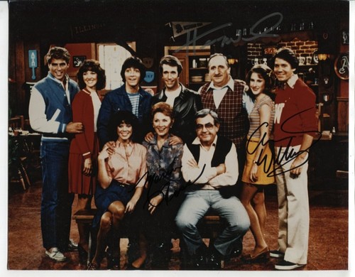 Happy Days HENRY WINKLER Marion Ross ANSON WILLIAMS signed AUTOGRAPH ...