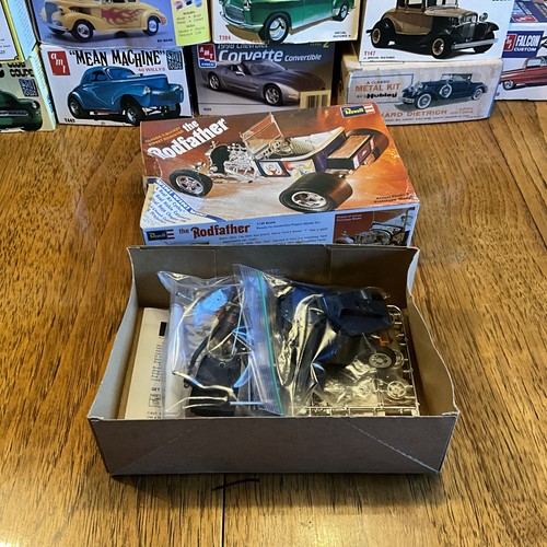 1972 Revell The Rodfather Classic T-bucket Street Roadster Started ...