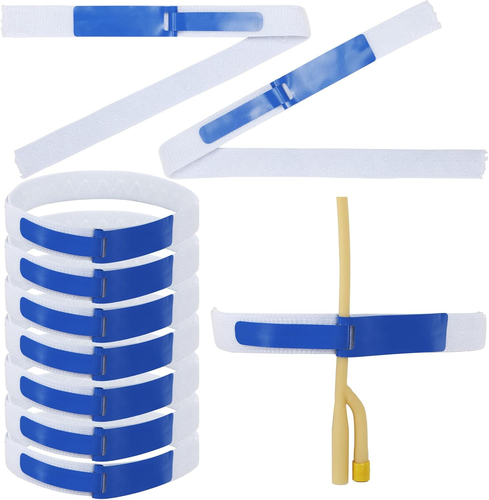 Sosation 10 Pack Foley Leg Strap Catheter Holder anti Slip Urinary ...