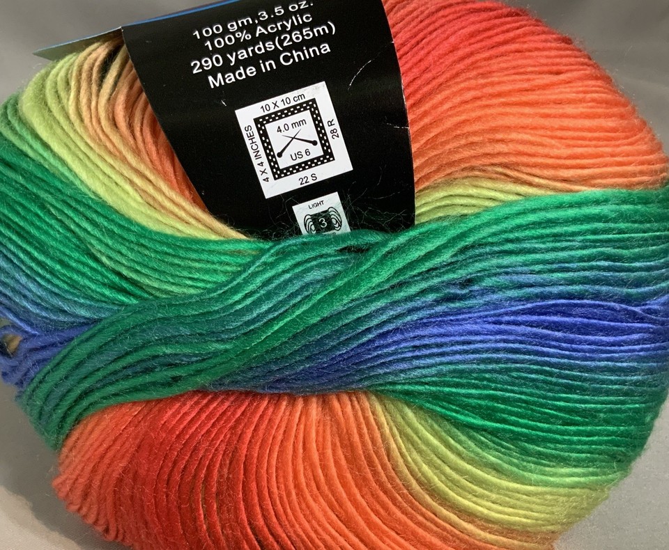 Mary Maxim "Prism" TOUCAN #2513 Acrylic Yarn - Lot Of 2 Skeins | eBay