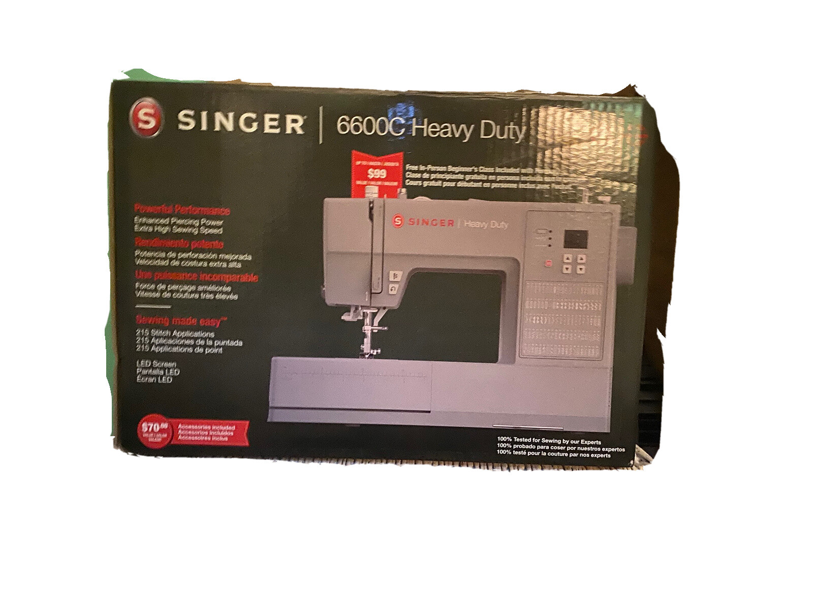 SINGER Heavy Duty 6600C Computerized Sewing Machine 37431887122| eBay