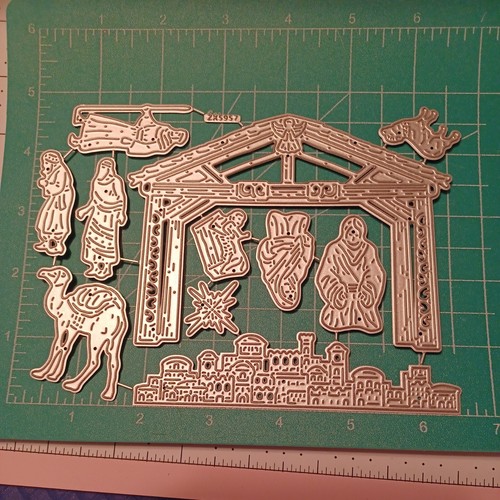 Universal thin metal die cut tool Nativity Set Jesus Mary Joseph ...