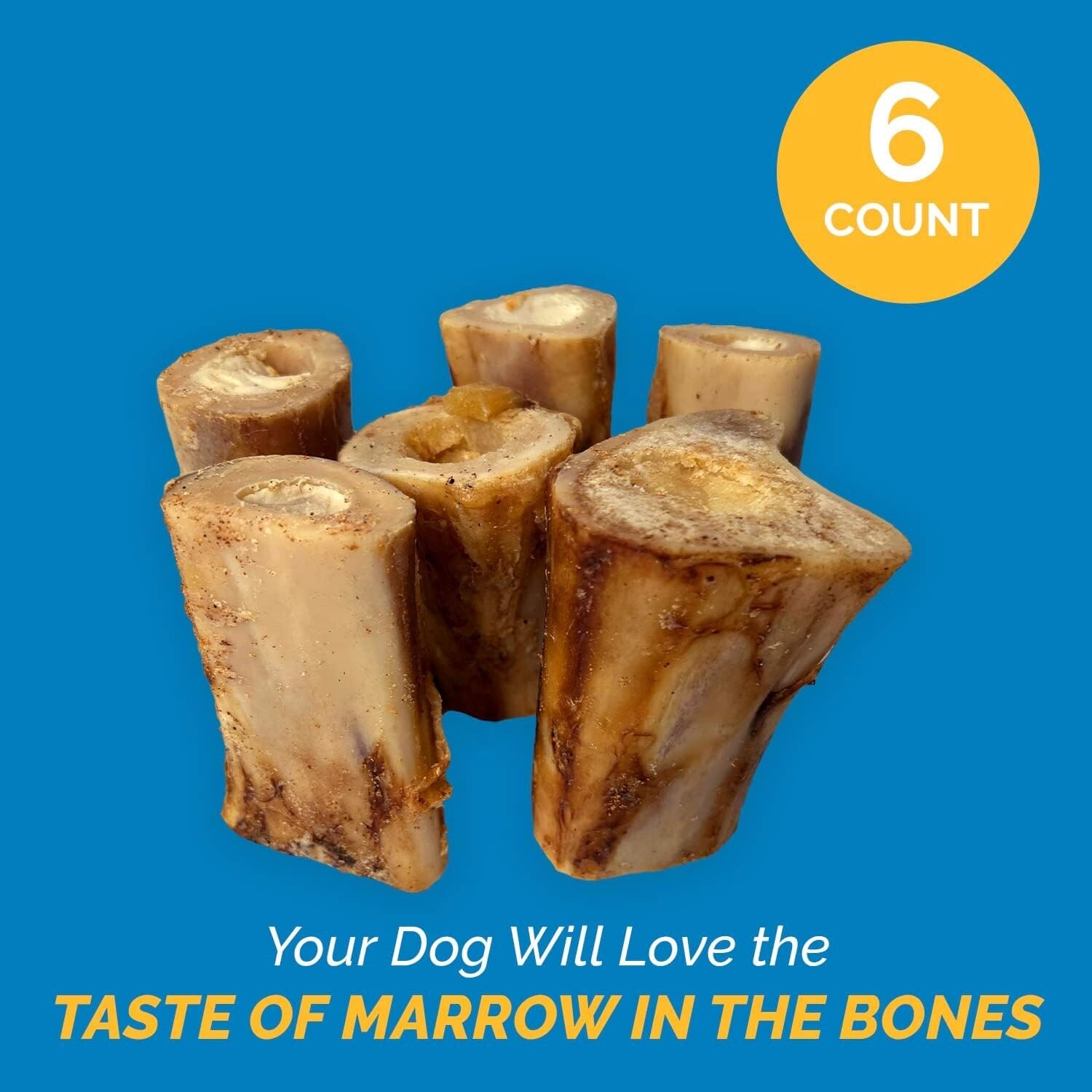 Bone Marrow Chew Bones for Dogs 5-6 inches (6 Count) | eBay