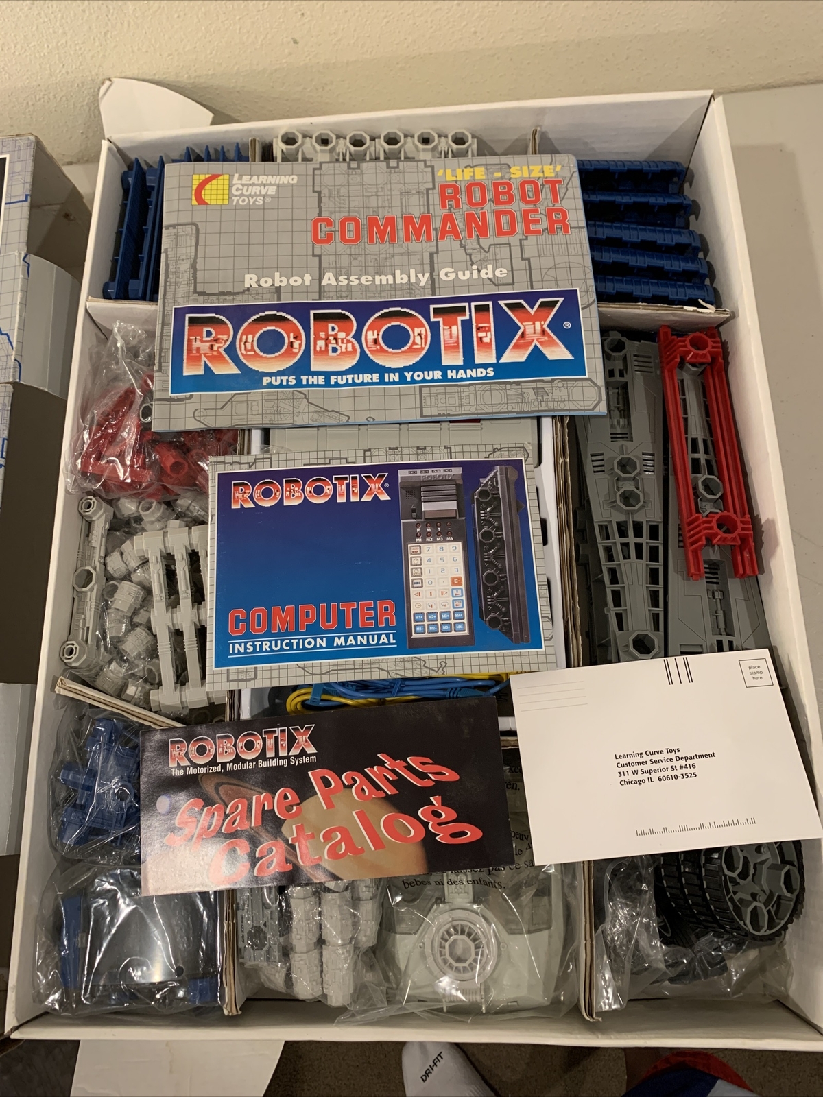 Vintage 1996 BRAND NEW Robotix Robot Commander Life Size Motorized Kit ...
