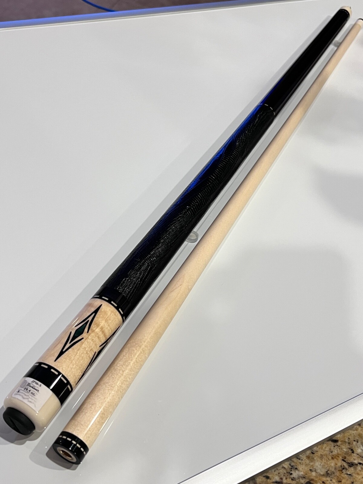 PECHAUER CUSTOM JP6S JP6 POOL CUE BLACK LEATHER UPGRADE NEW SHIPS FREE ...