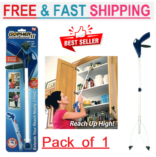New Gopher II Deluxe Pick Up & Reaching Aid, Blue, as Seen on TV. (1 ...