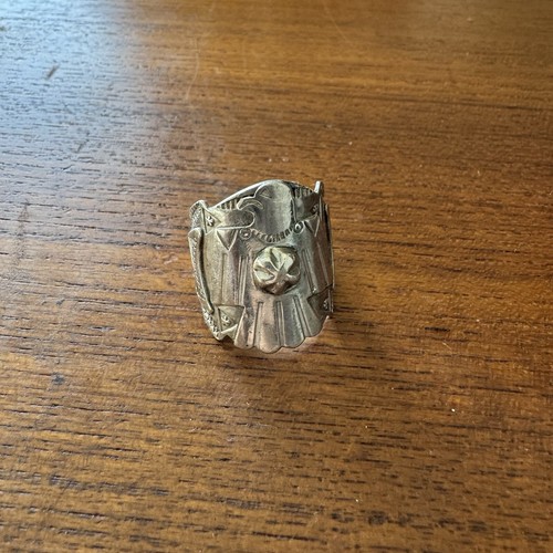 Vintage Navajo Thunderbird Sterling Silver Ring Sz 10.5 Grams 13.5 | eBay