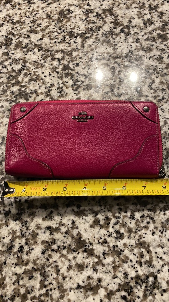 Coach Plum Fuchsia Wallet NEW | eBay