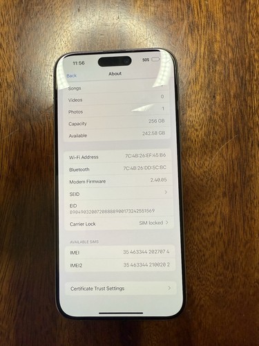 Apple iPhone 16 Pro Max - 256GB - Natural Titanium - For Cricket ...