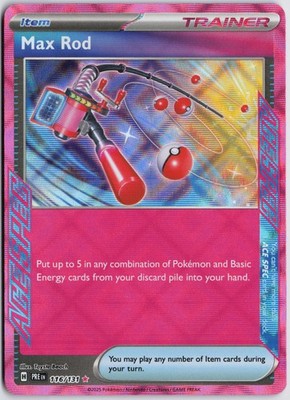 Max Rod ACE SPEC Rare SV: Prismatic Evolutions 116/131 NM | eBay