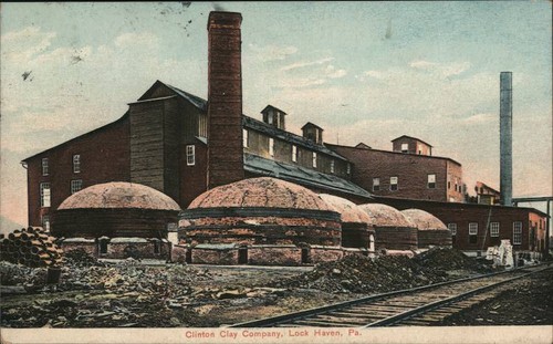 Lock Haven,PA Clinton Clay Company Chas. Ironman,Butler County 2c stamp ...