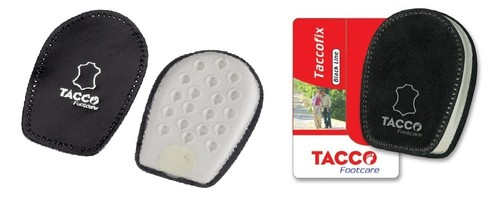 TACCO 702 Fix Shoe Heel Support Cushions Leather Insoles Inserts Black ...
