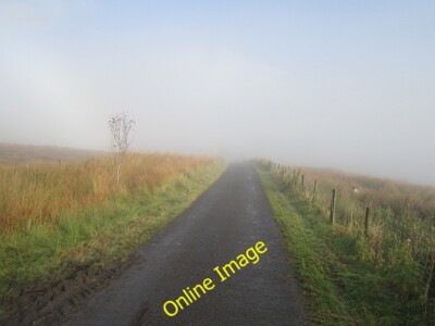 Photo 6x4 Park Road Cranagh Approaching the top of the fog on a hill ...